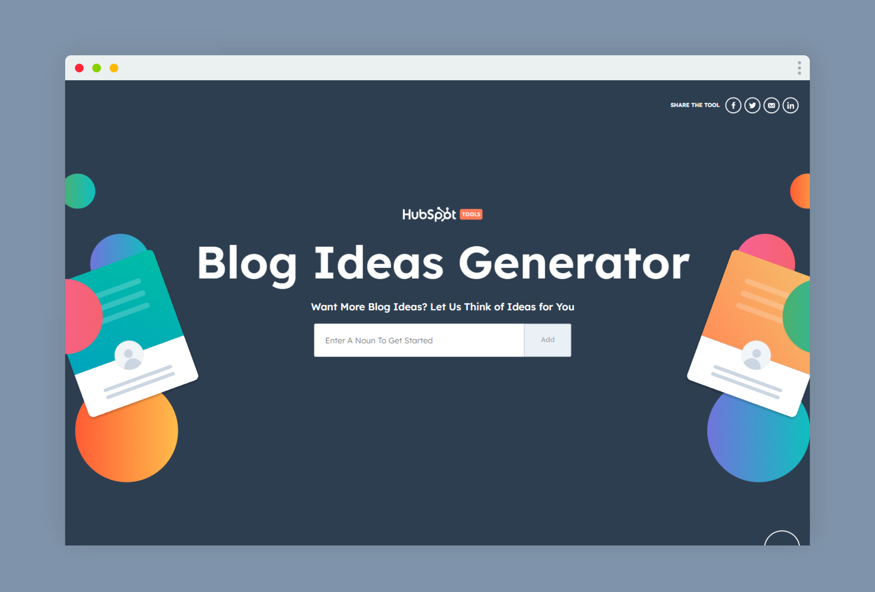 Hubspot Blog Topic Generator ScaleUpbox